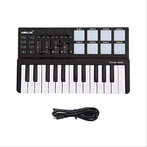» Worlde Panda Mini – Midi-USB-Controller Mit 25 Tasten Und Drum-Pad